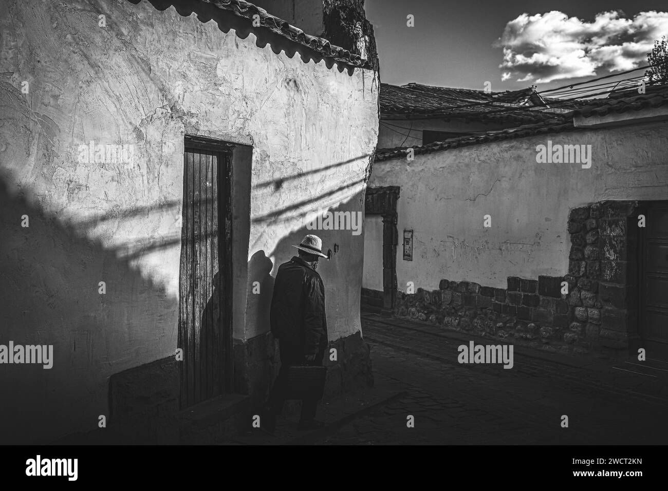 Cusco, Peru, Historical city center, house facade scenery, 2023 Stock ...