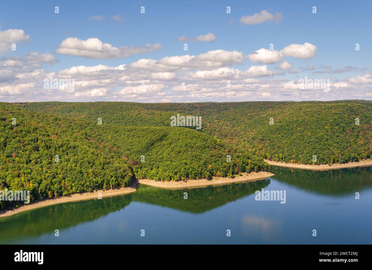 Allegheny National Forest Overlook of the Allegheny River in ...