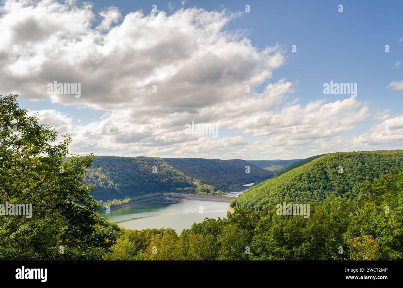 Allegheny National Forest Overlook of the Allegheny River in ...