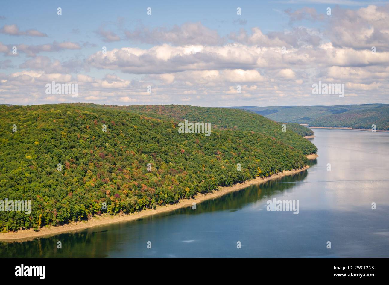 Allegheny National Forest Overlook of the Allegheny River in ...