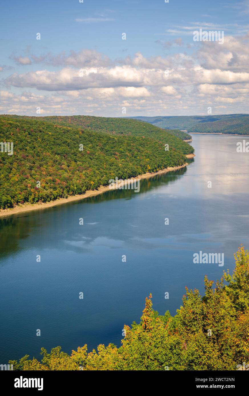 Allegheny National Forest Overlook of the Allegheny River in ...