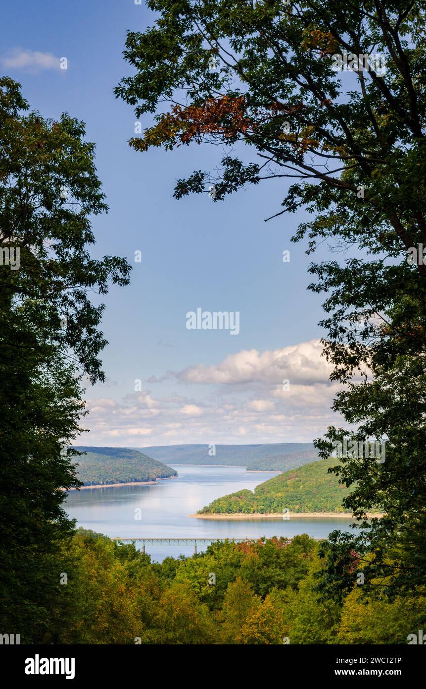 Allegheny National Forest Overlook of the Allegheny River in ...