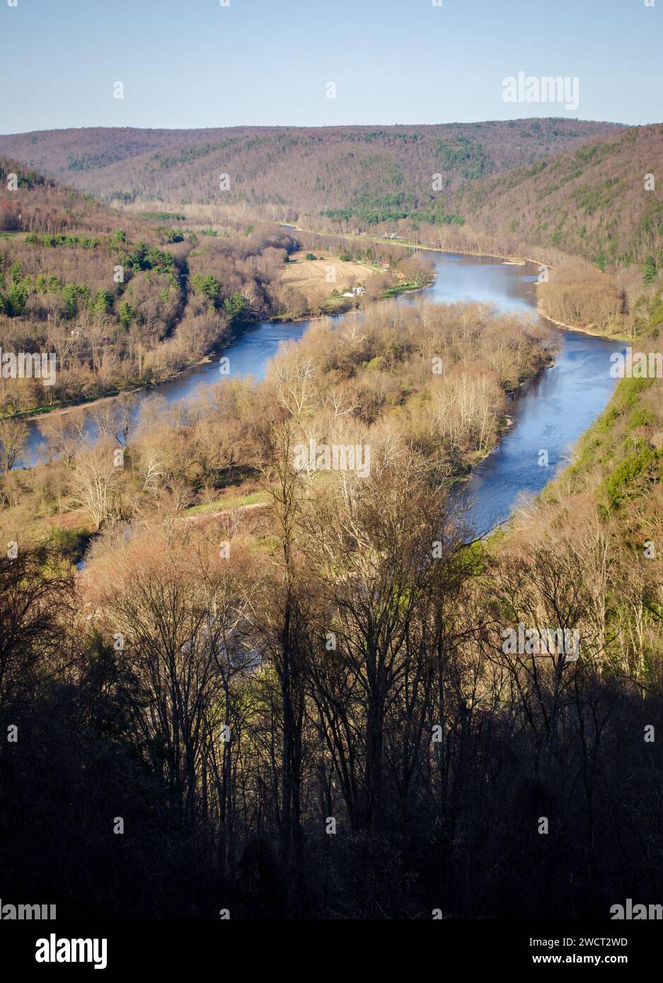 Allegheny National Forest Overlook of the Allegheny River in ...