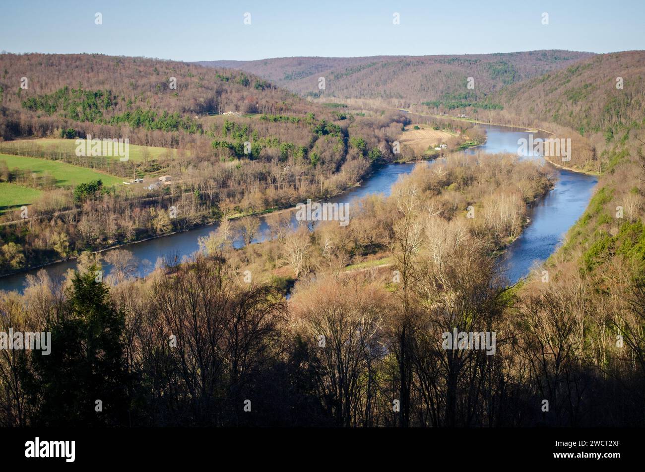 Allegheny National Forest Overlook of the Allegheny River in ...