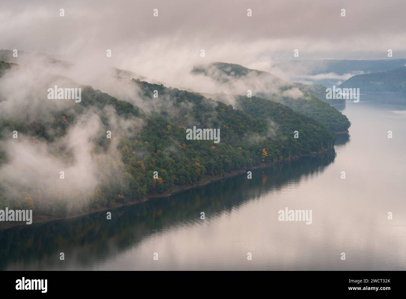Allegheny National Forest Overlook of the Allegheny River in ...