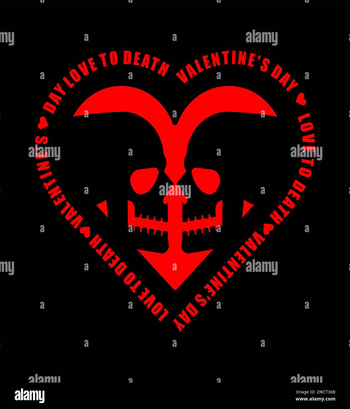 Creepy vintage valentine card hi-res stock photography and images - Alamy