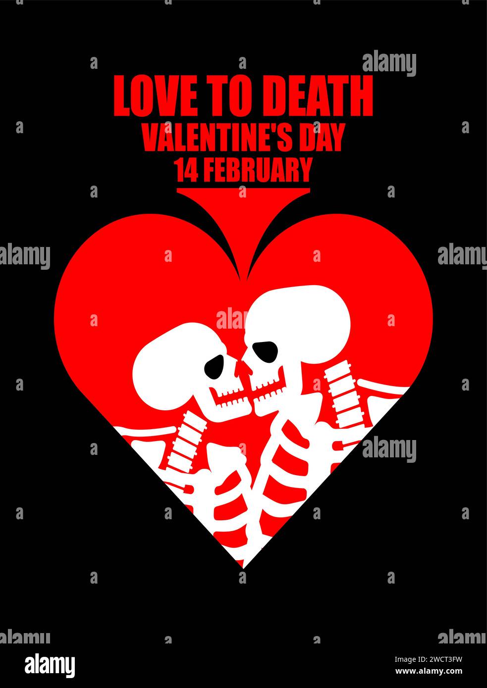 Creepy vintage valentine card hi-res stock photography and images - Alamy