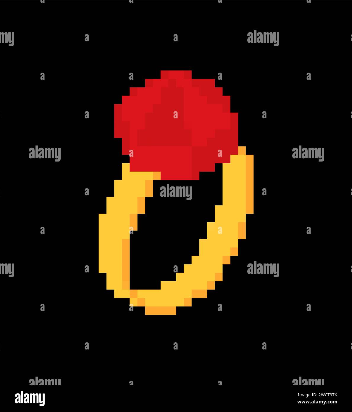 Pixelated illustration hi-res stock photography and images - Alamy