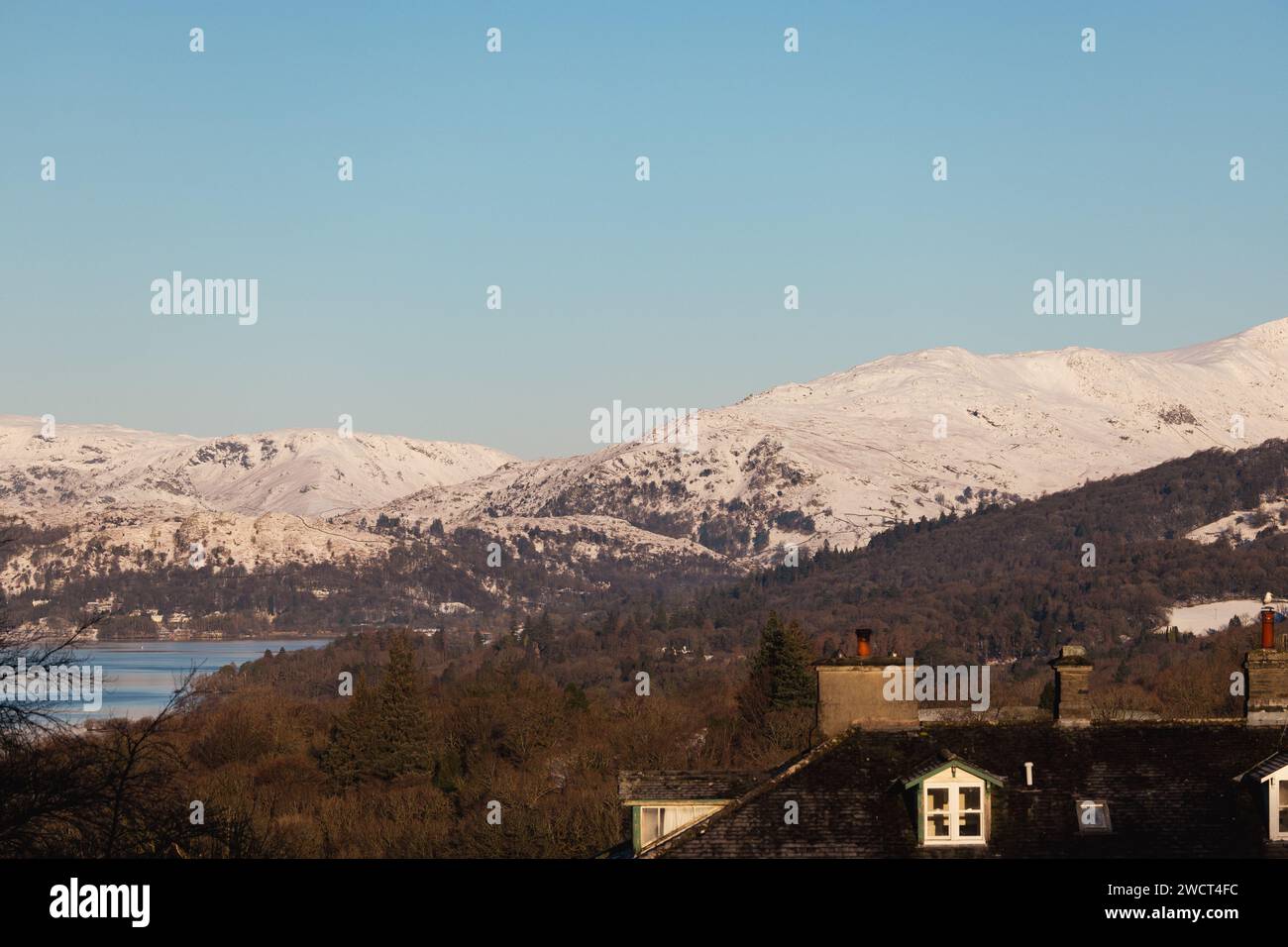 Cumbria, UK. 17th Jan, 2024. UK Weather. Freezing Snow on the high ...