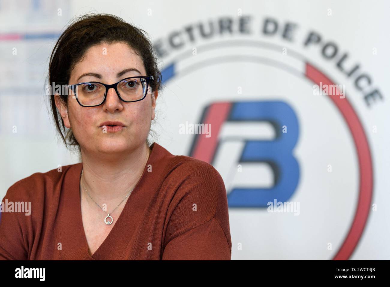 Marseille, France. 16th Jan, 2024. Frederique Camilleri (Bouches-du ...