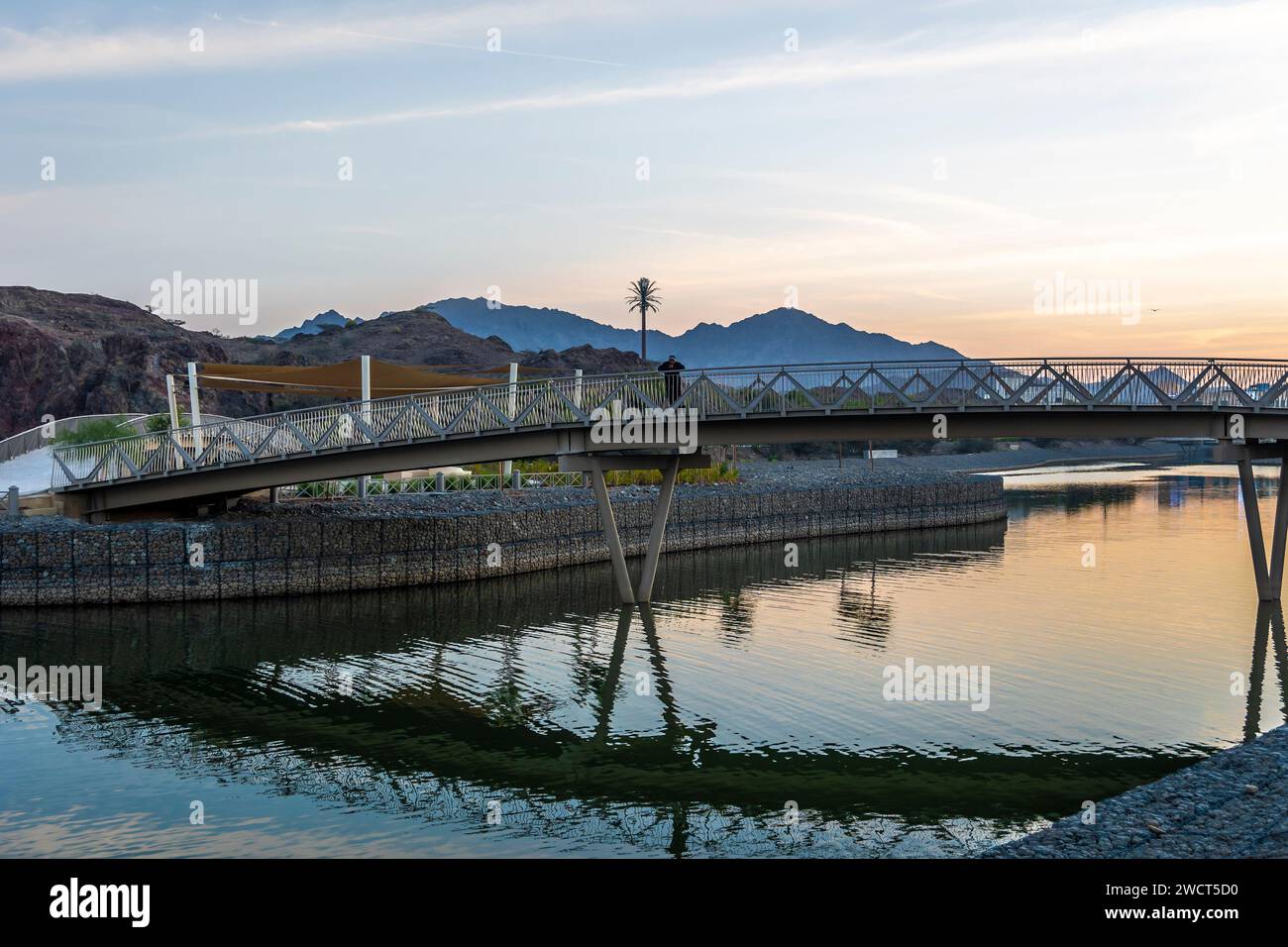 Hatta, Dubai, United Arab Emirates. 13th January 2024. The beautiful ...