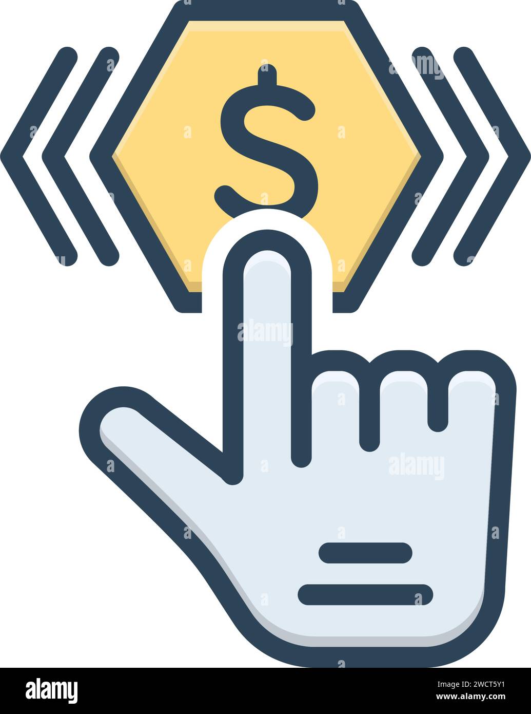 Pay for click Stock Vector Images - Alamy