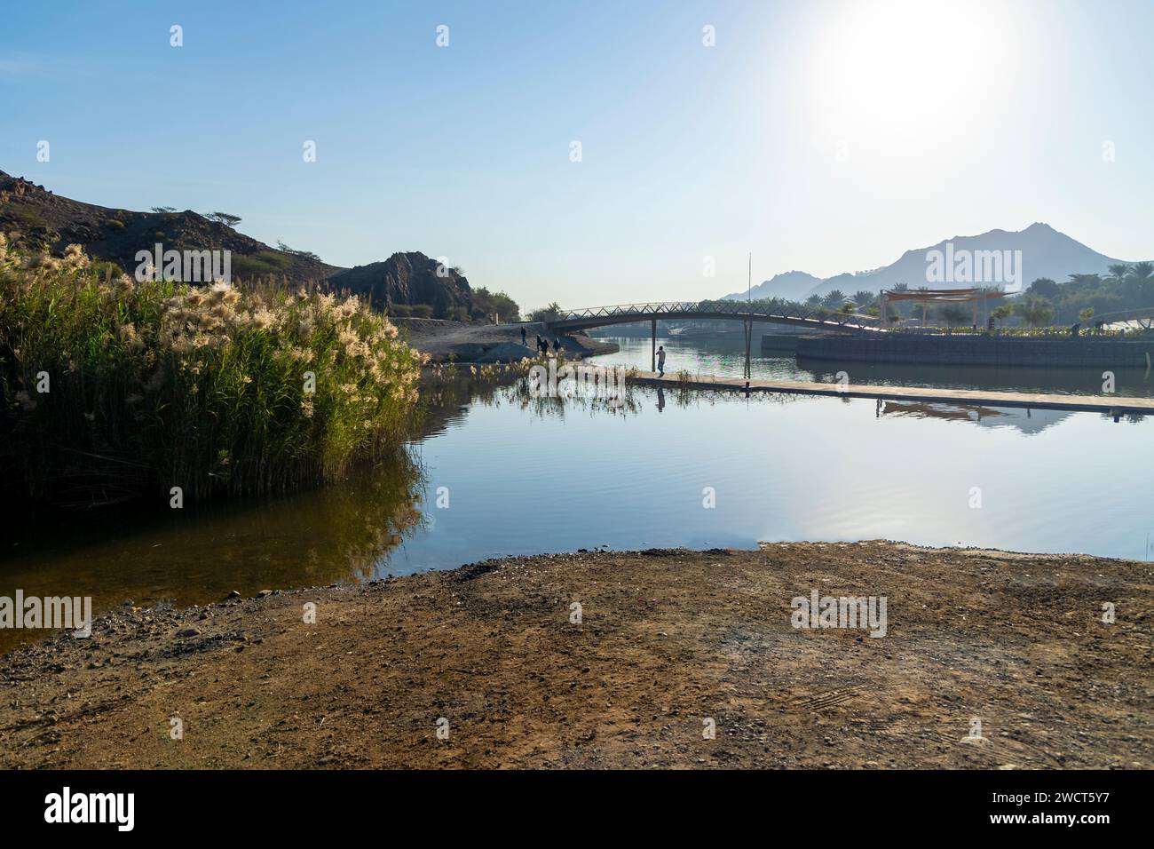 Hatta, Dubai, United Arab Emirates. 13th January 2024. The beautiful ...