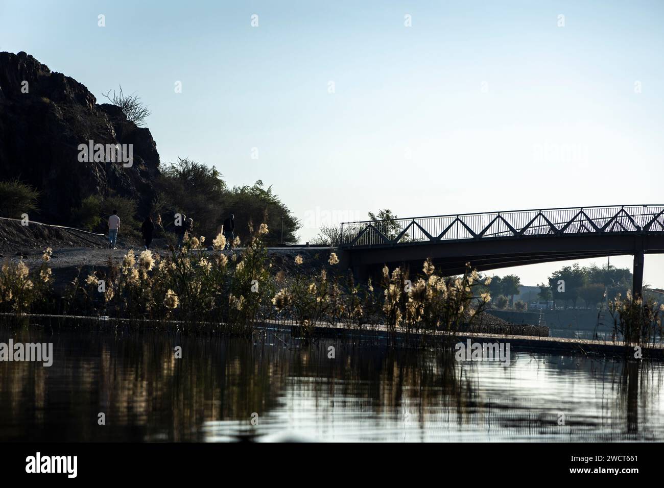 Hatta, Dubai, United Arab Emirates. 13th January 2024. The beautiful ...