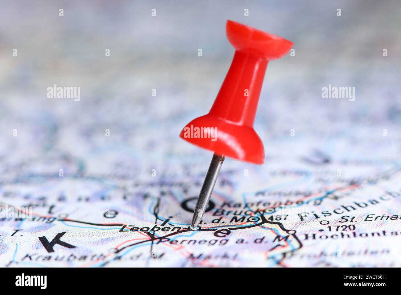 Leoben map hi-res stock photography and images - Alamy