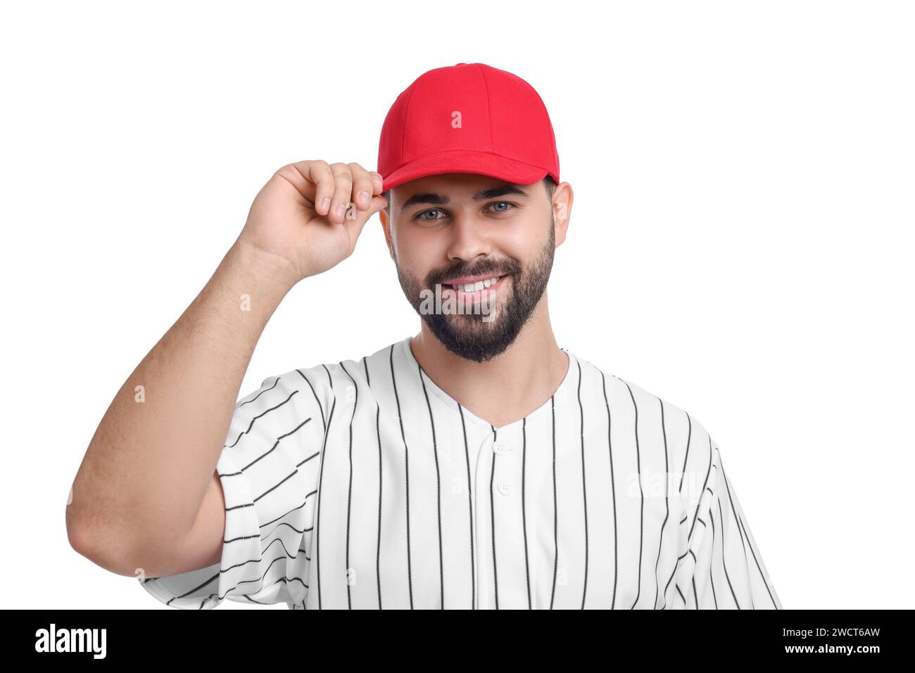 Stylish red shirt cap hi-res stock photography and images - Alamy