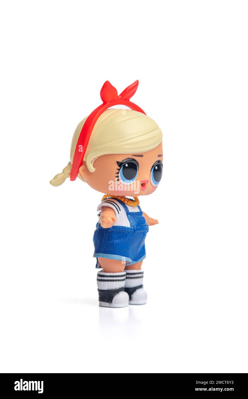 Little L.O.L. on a white background. Surprise dolls Stock Photo - Alamy