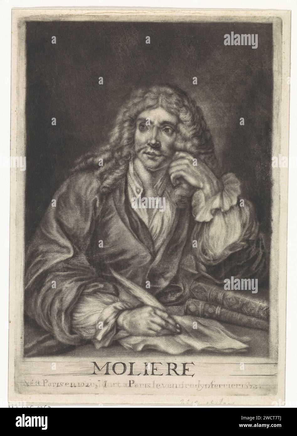 Portrait of Jean Baptiste Poquelin de Molière, Johannes de Groot (II ...