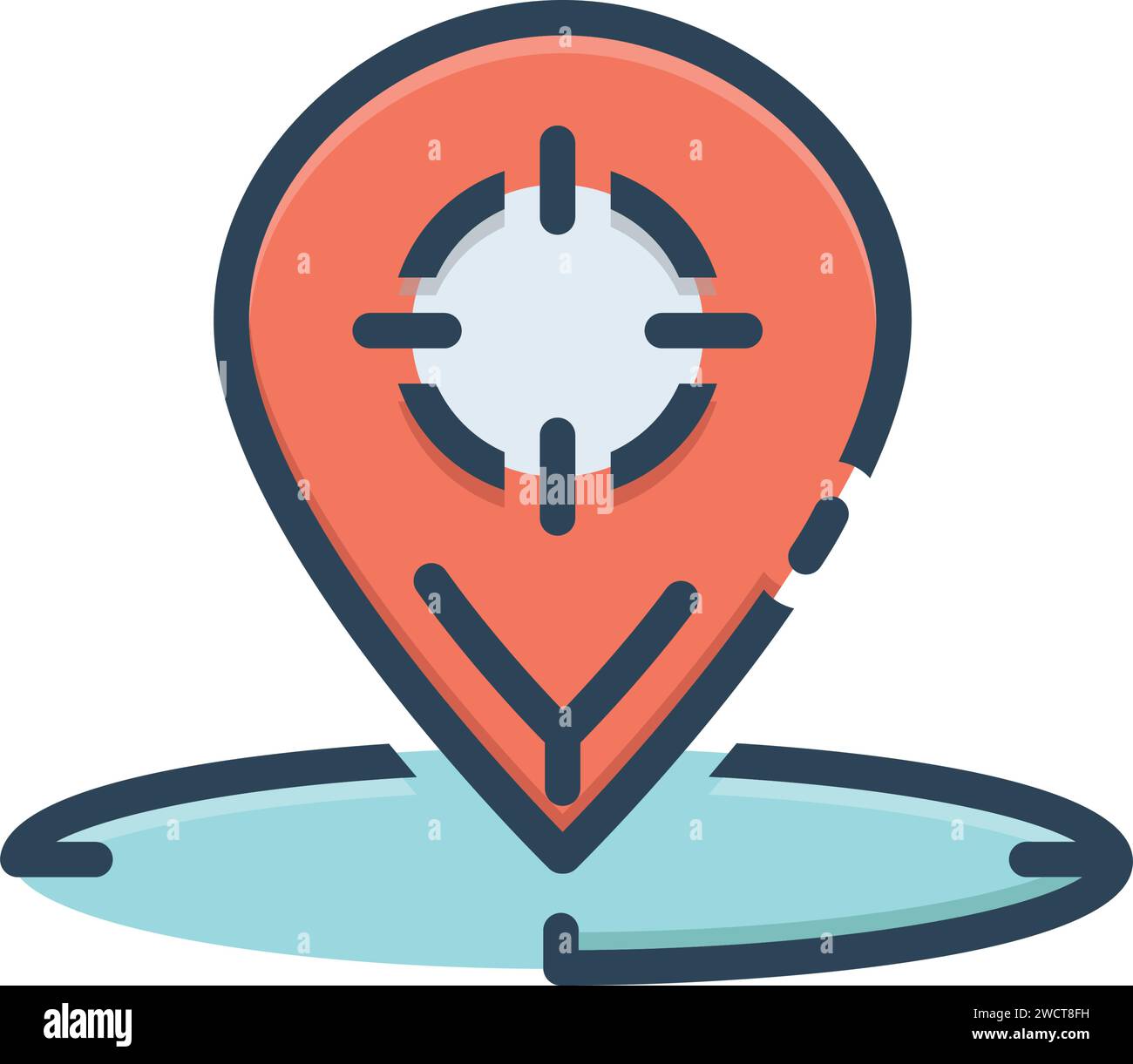 Icon for geo targeting Stock Vector Image & Art - Alamy