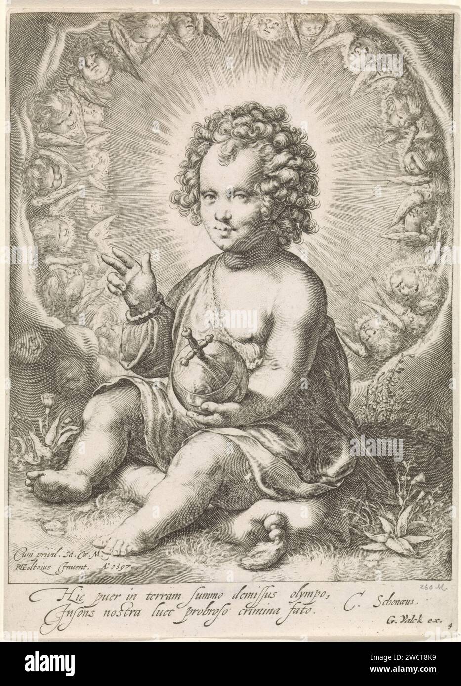 Christuskind Alsa Salvator Mundi, Jan Saenredam (attributed to), 1662 ...