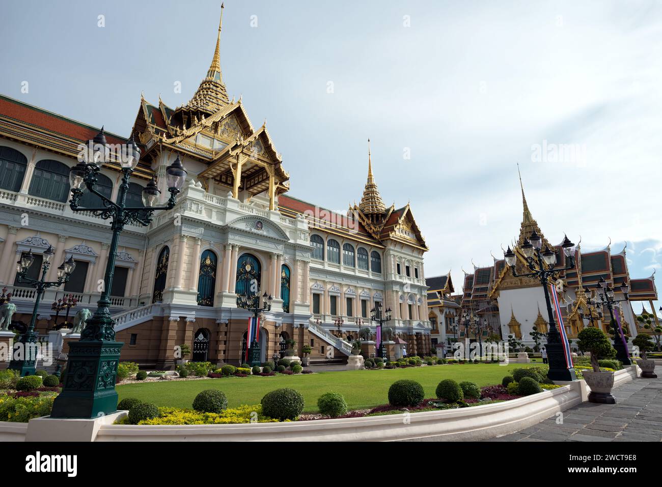 Chakri Maha Prasat Hall in Grand Palace, Bangkok, Thailand - It was ...