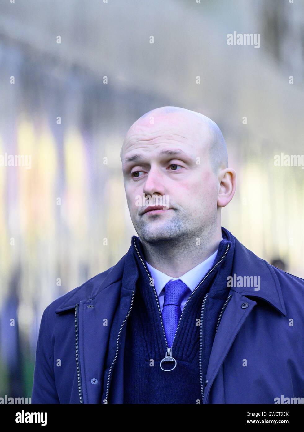 Stephen Flynn MP (SNP) leader of the Scottish National Party leaving ...