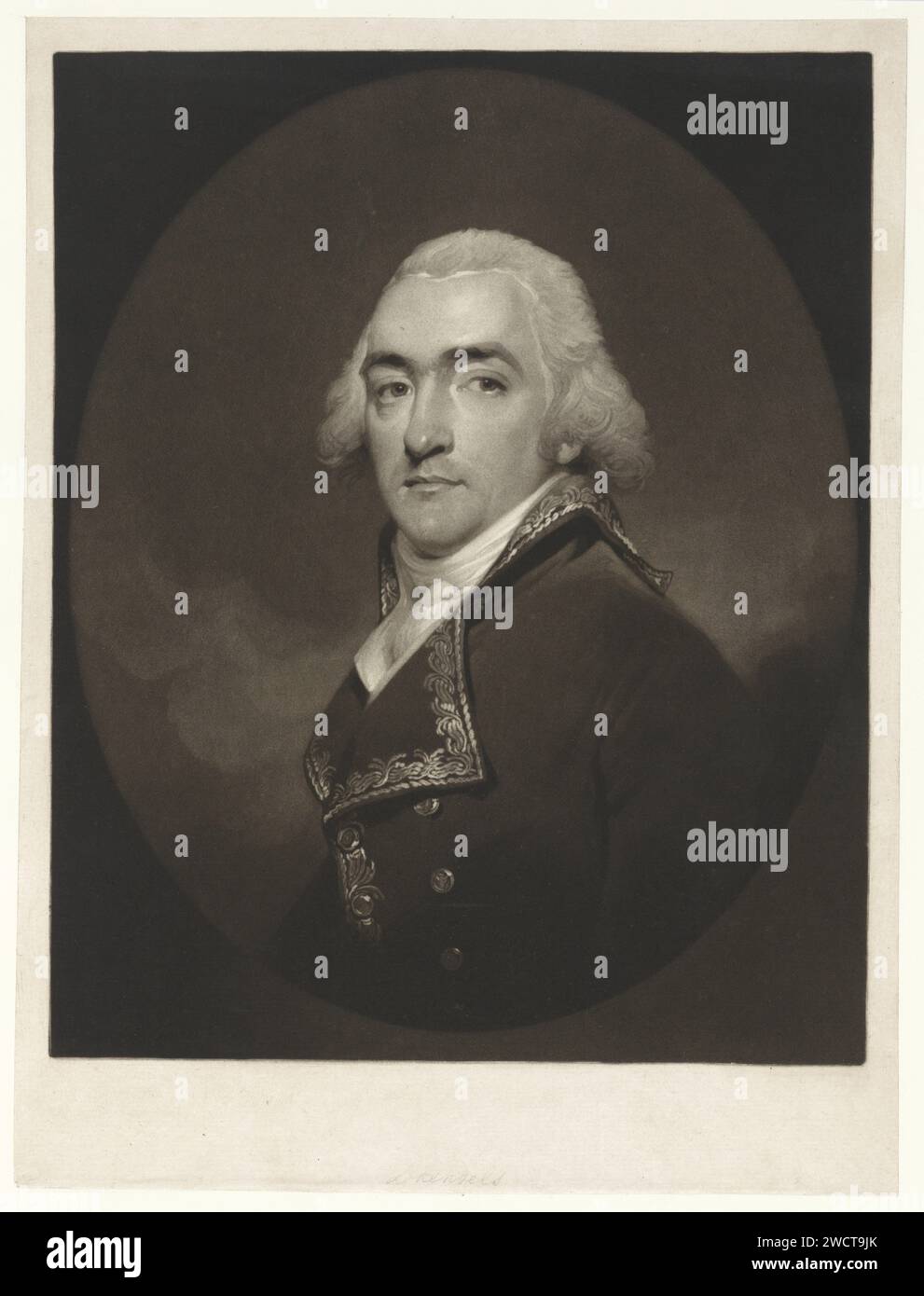 Portrait of Herman Willem Daendels, Charles Howard Hodges, after Evert ...