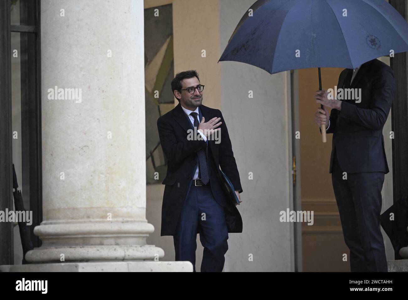 Paris, France. 17th Jan, 2024. Foreign and European Affairs Minister ...