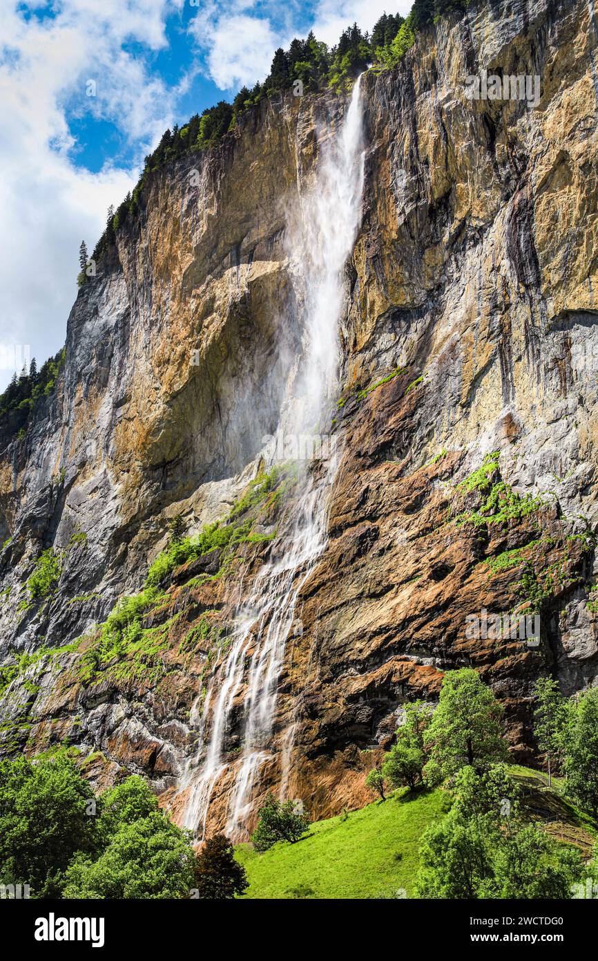 Staubbachfall, Berner Oberland, Schweiz Stock Photo - Alamy