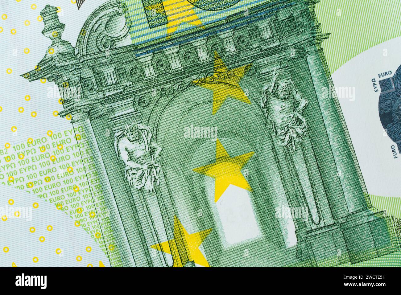 100 euro bill back hi-res stock photography and images - Alamy