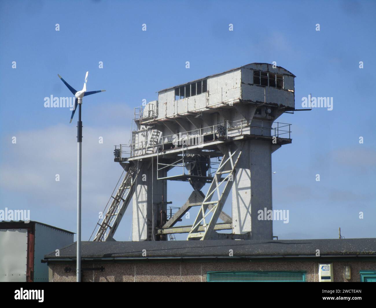 Harwich Train Ferry Structure Stock Photo - Alamy