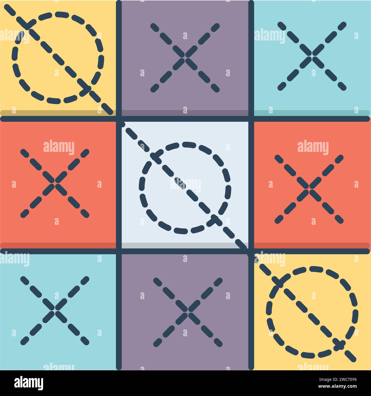 Icon for tic tac toe, competition Stock Vector Image & Art - Alamy
