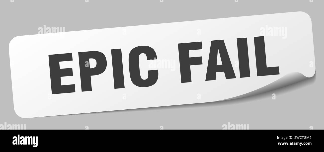 Epic fail Black and White Stock Photos & Images - Alamy