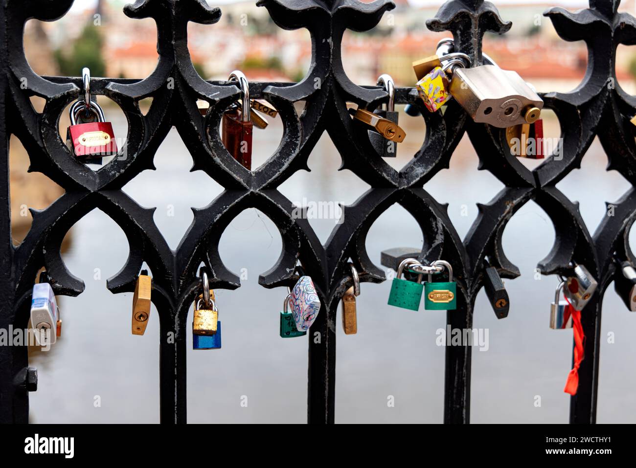 View from a unique balcony overlooking Prague Castle and the river in ...