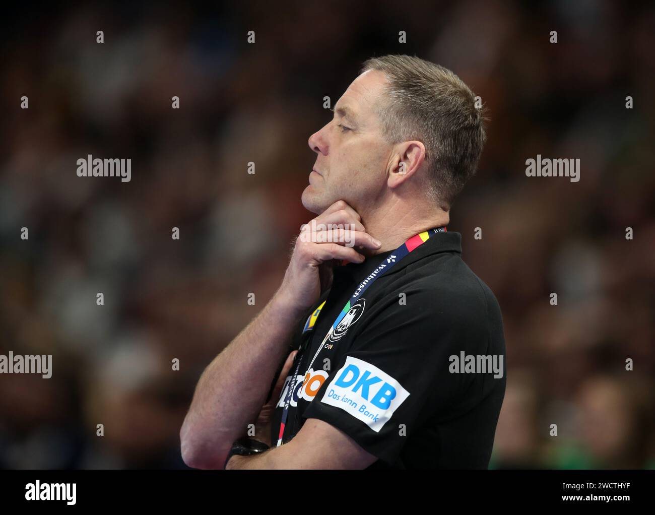 Alfred GISLASON DHB Bundestrainer head coach of Germany France vs ...