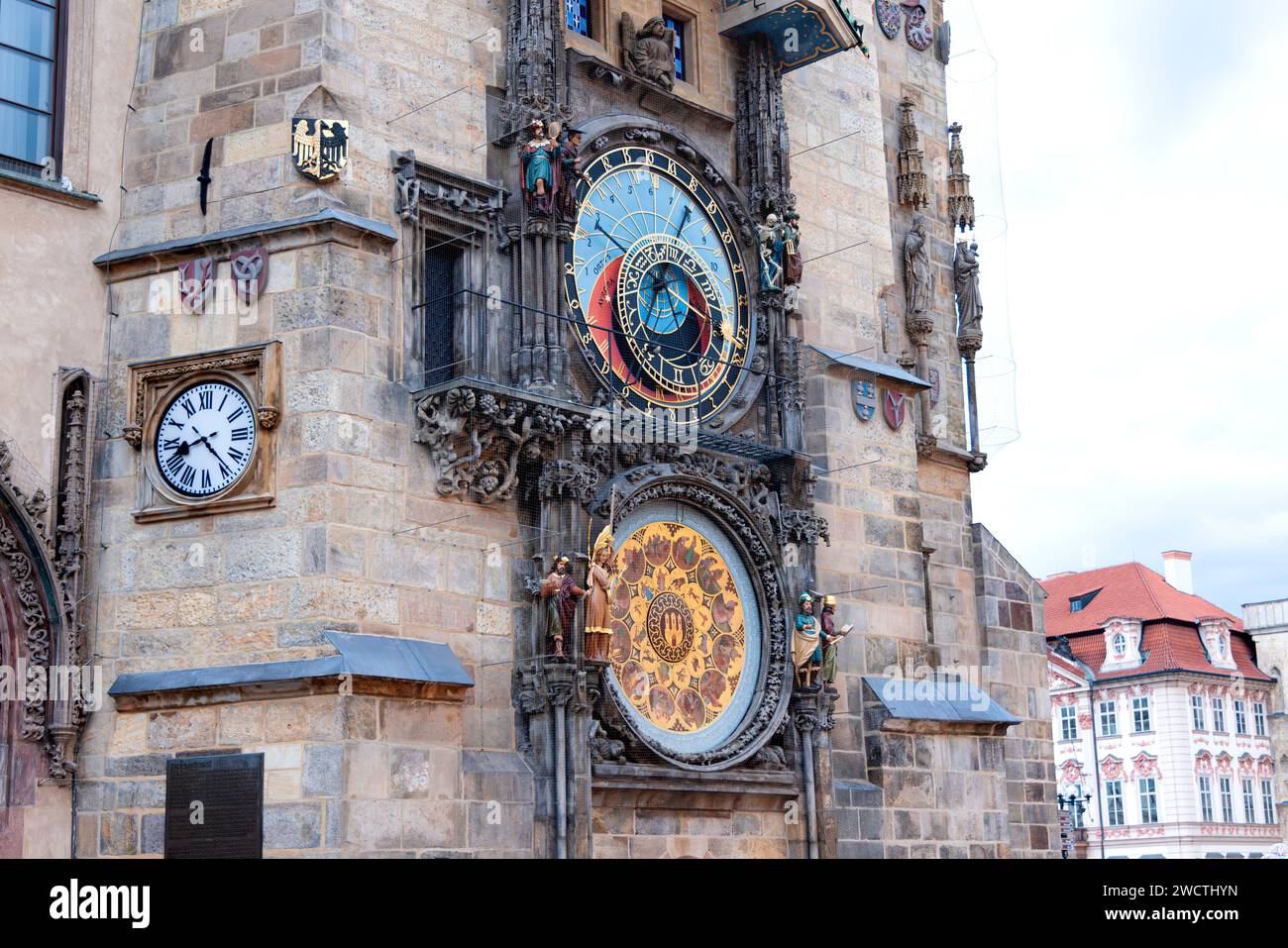 Photograph taken in Prague, Czech Republic, featuring a view of the ...