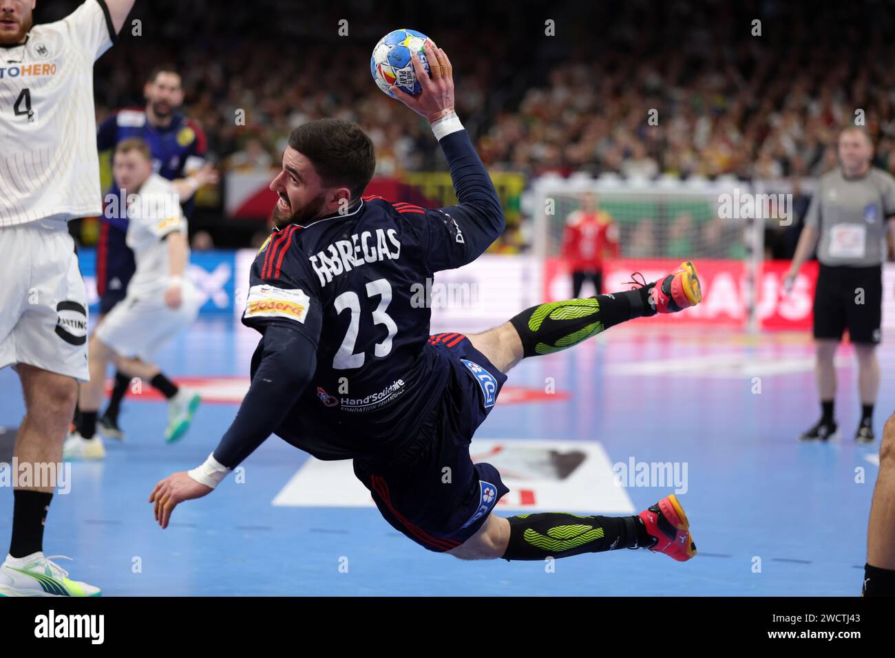 Ludovic Fabregas #23 of France France vs Germany EHF Mens Handball EURO ...