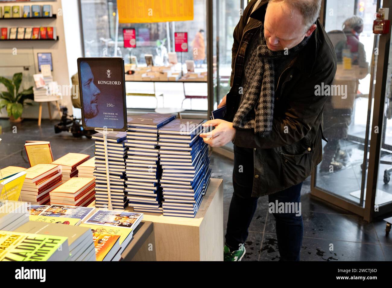 The book Kongeord (Word of a King), King Frederik X tells Jens Andersen ...
