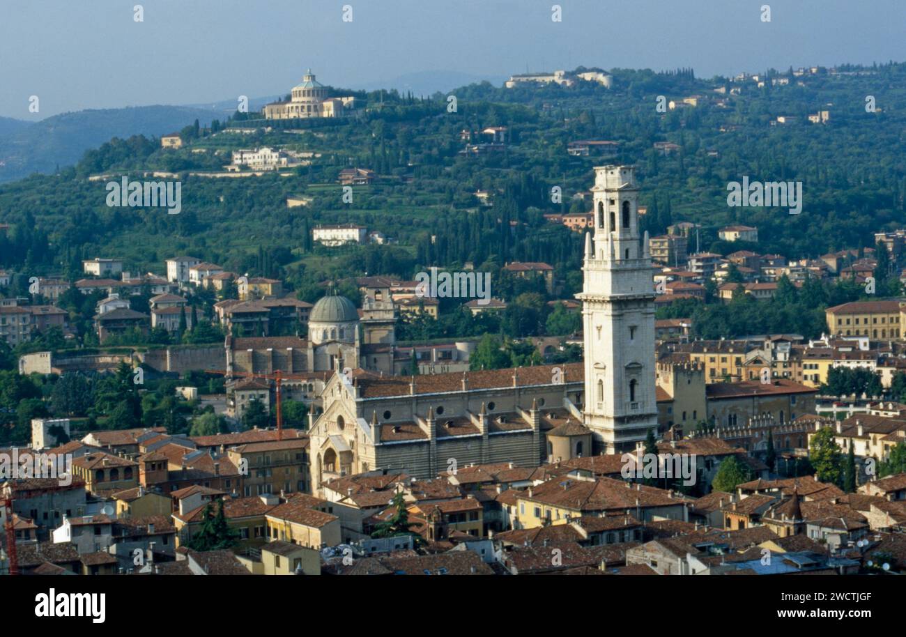 Verona towers rooftops view hi-res stock photography and images - Alamy