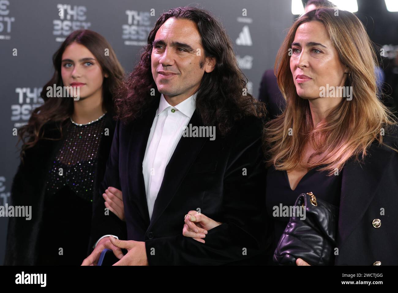 London, England, 15th January 2024. Elisabetta Sorin, Juan Pablo Sorin ...