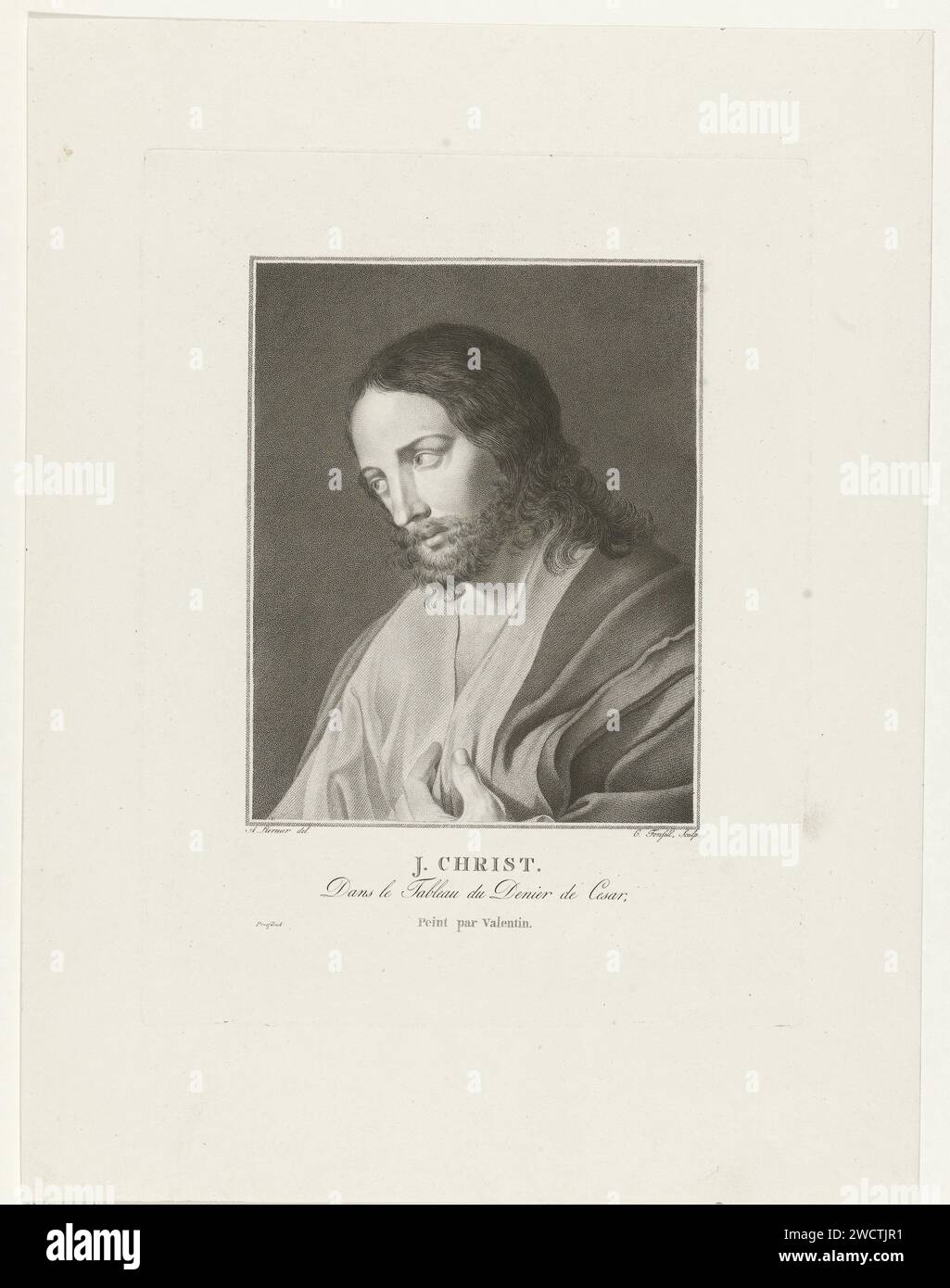 Christus, Christian Forssell, after A. Liernur, after Valentin, 1787 ...