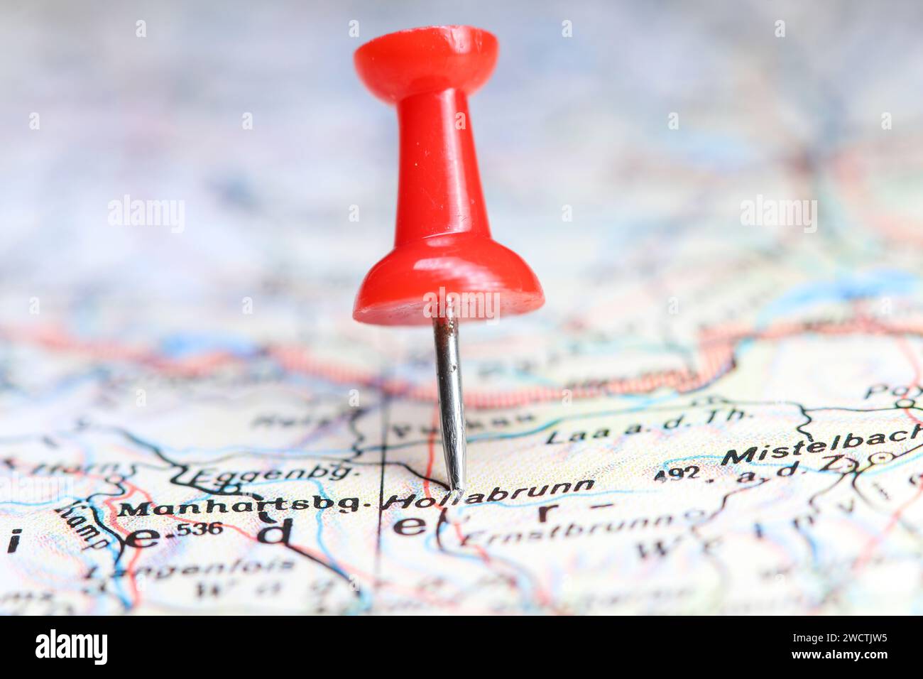 Map of hollabrunn hi-res stock photography and images - Alamy