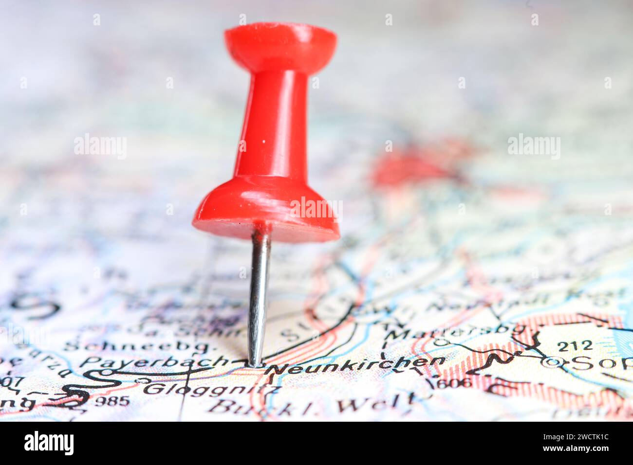 Neunkirchen map hi-res stock photography and images - Alamy