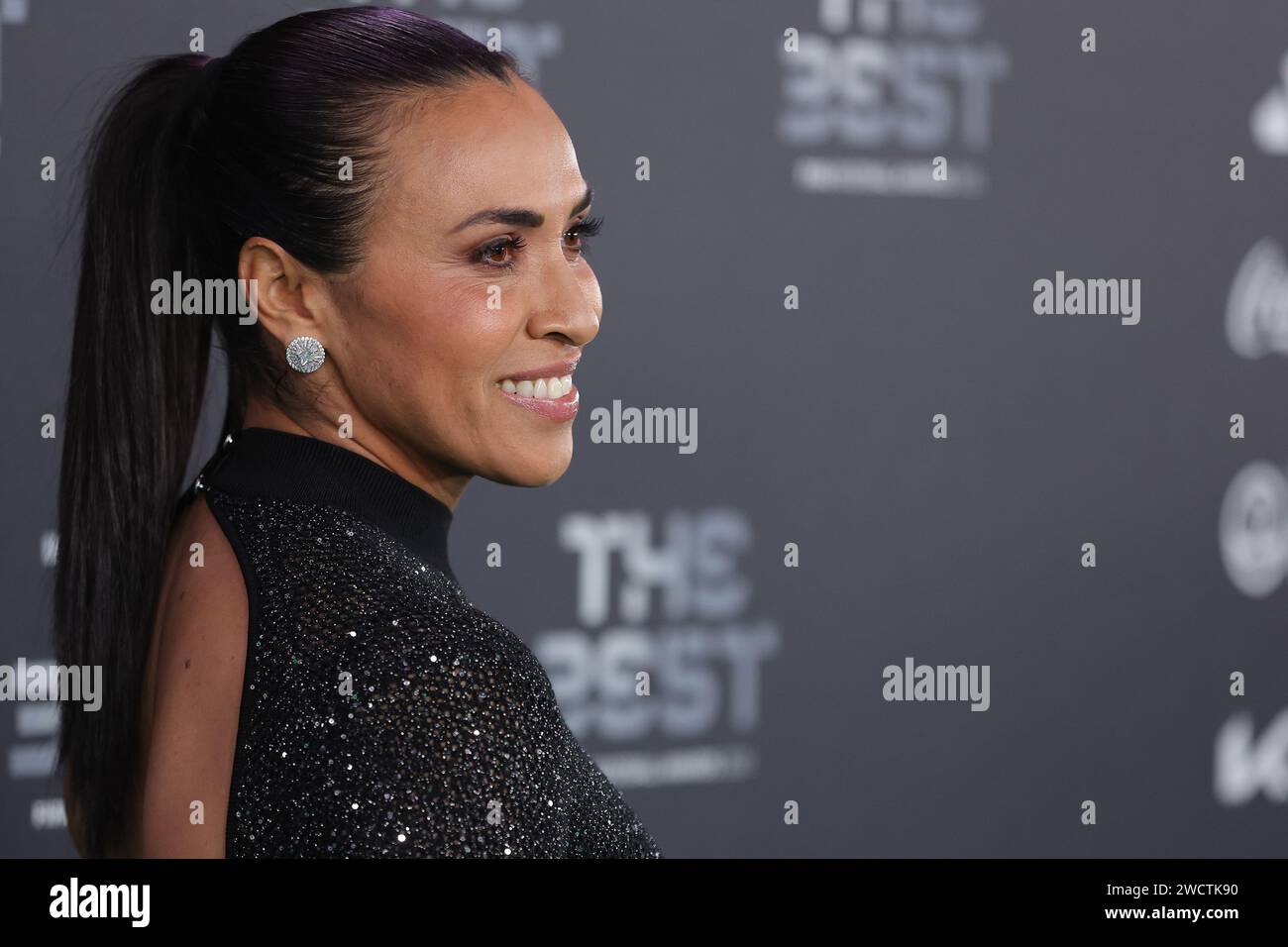 London, England, 15th January 2024. Marta Vieira da Silva arriving at the The Best FIFA Football ...