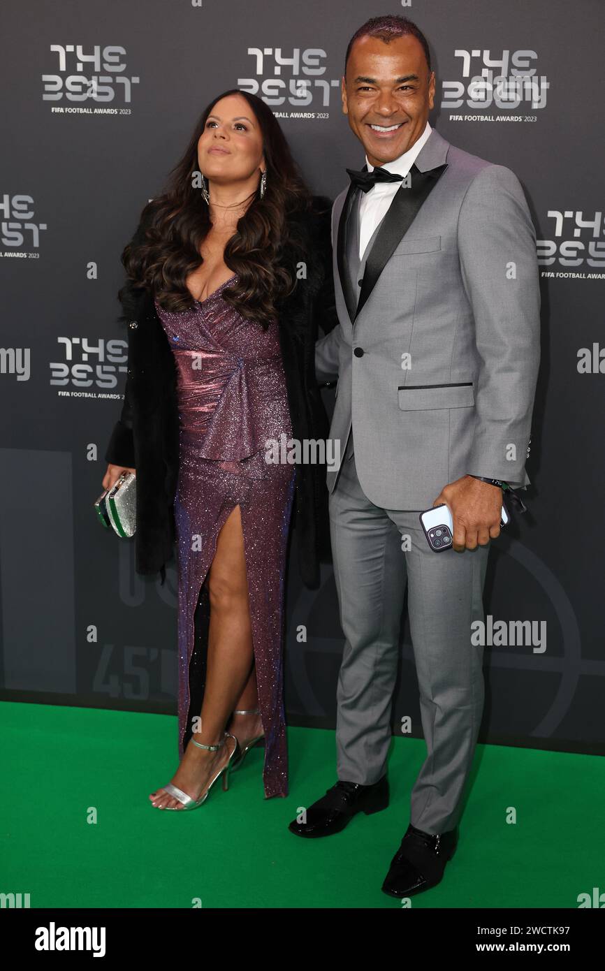 London, England, 15th January 2024. Maria Cristina and Cafua arriving ...