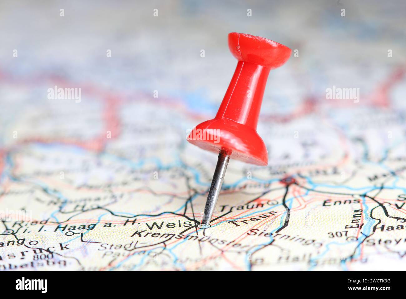 Wels map hi-res stock photography and images - Alamy