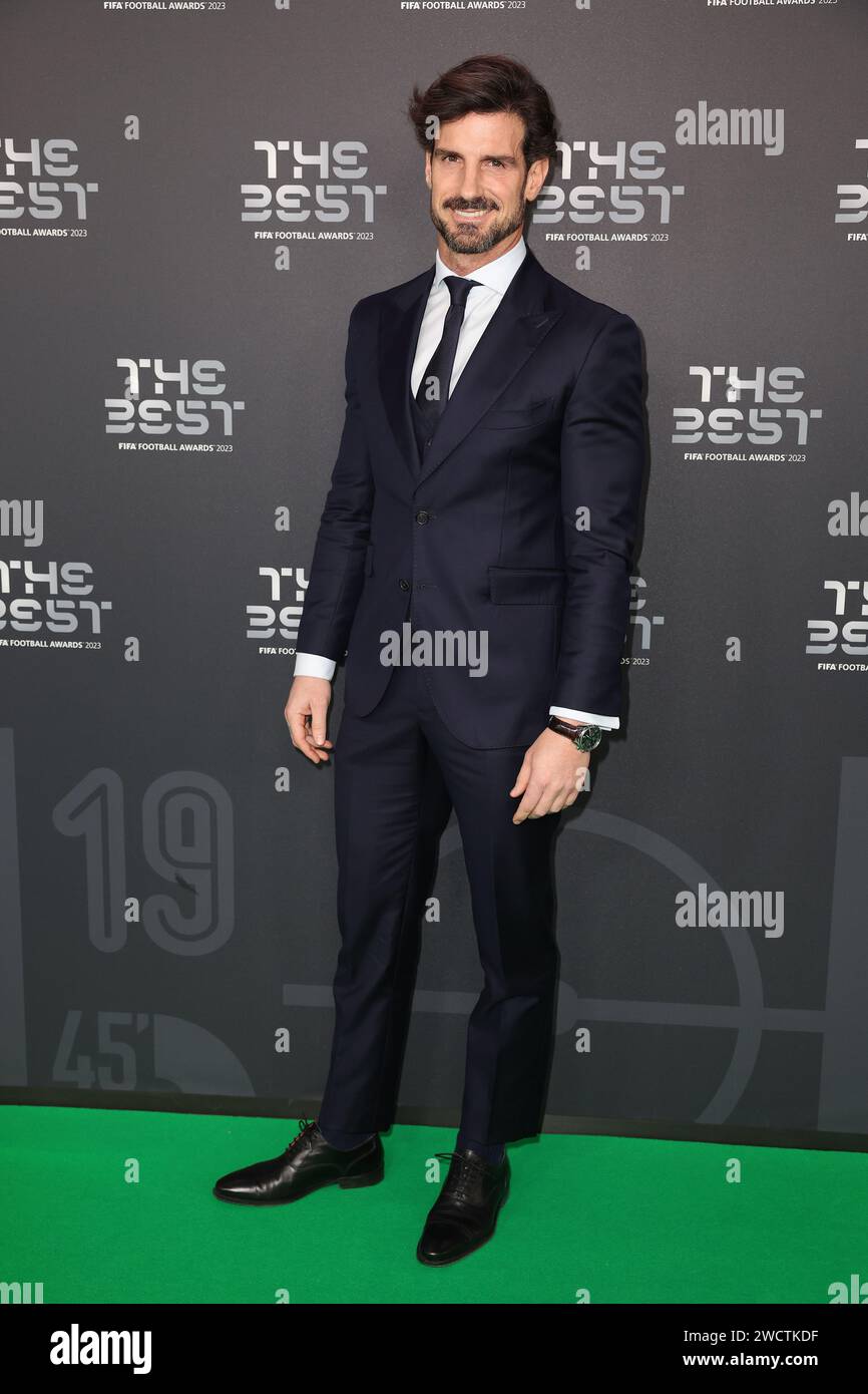 London, England, 15th January 2024. Aitor Ocio arriving at the The Best ...