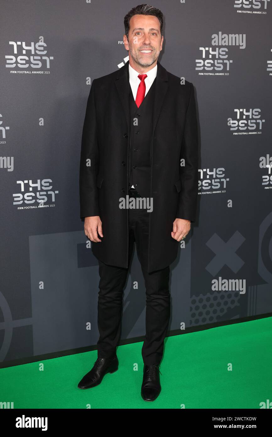 London, England, 15th January 2024. Edu Gaspar arriving at the The Best ...