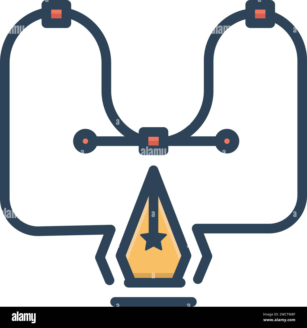 Anchor point Stock Vector Images - Alamy