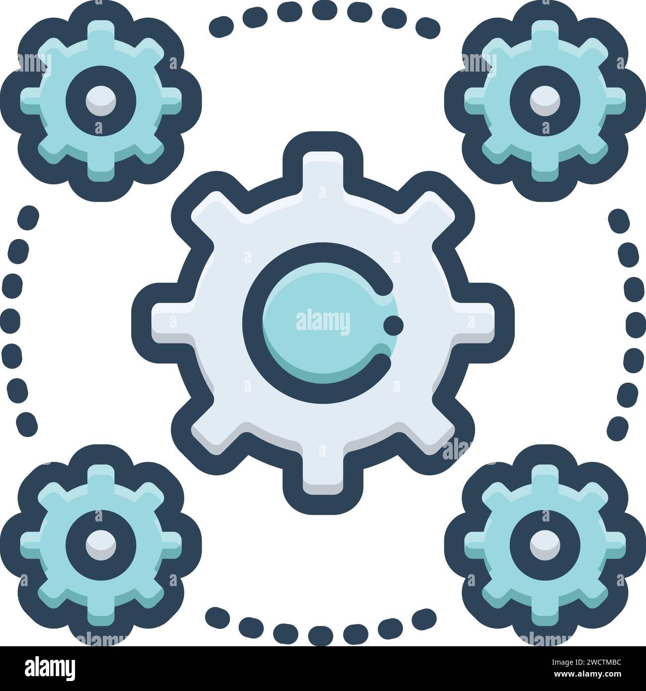 Icon for Interoperability ,spacing Stock Vector Image & Art - Alamy